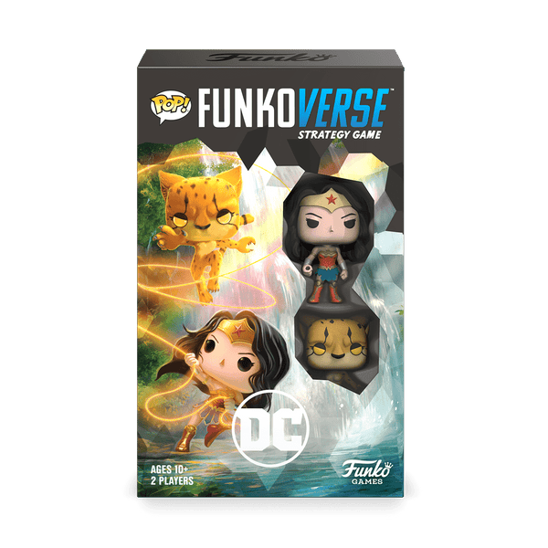 Funkoverse Strategy Game: DC Comics 102 2-Pack Set – Board Game Madness