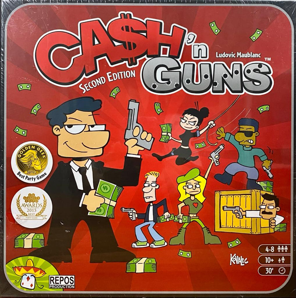 Cash n Guns 2nd Edition – Board Game Madness